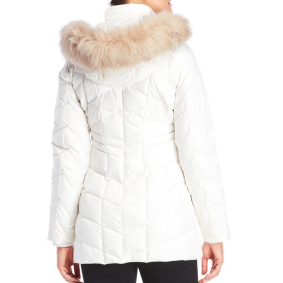 Andrew Marc | Jackets & Coats | Andrew Marc Faux Fur Trim Womens Puffer ...